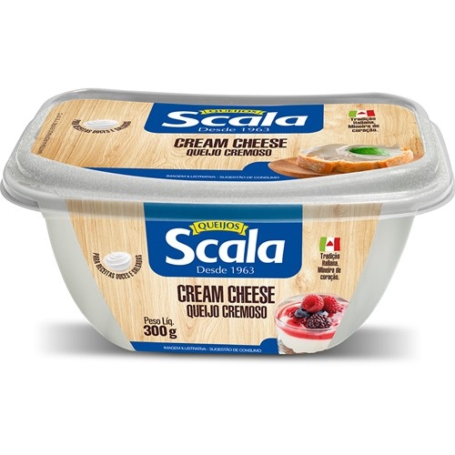 Queijo Cream Cheese Scala 300g - Nagumo Express - Osasco