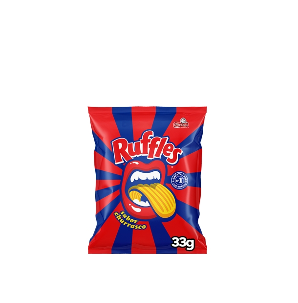 Batata Chips Ruffles Churrasco Elma Chips 33g - Estância Supermercado