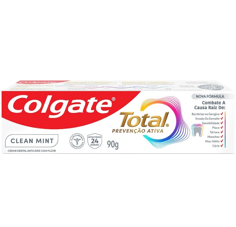 Creme Dental Colgate Total Clean Mint 90g - Supermercado Boni